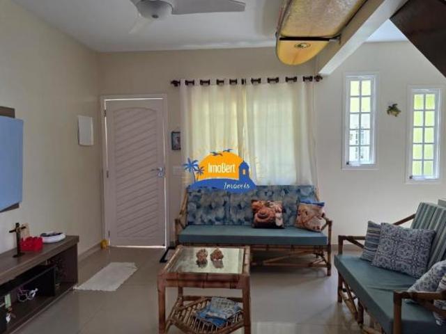 Casa de Condomínio à Venda em Bertioga SP, Proximo ao mar, 2 suítes, Sala, 3 Banheiros, 2 Vagas de