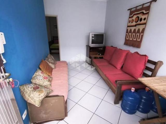 Casa de condominio a venda na praia grande, guilhermina, com 2 quartos e 1 vaga