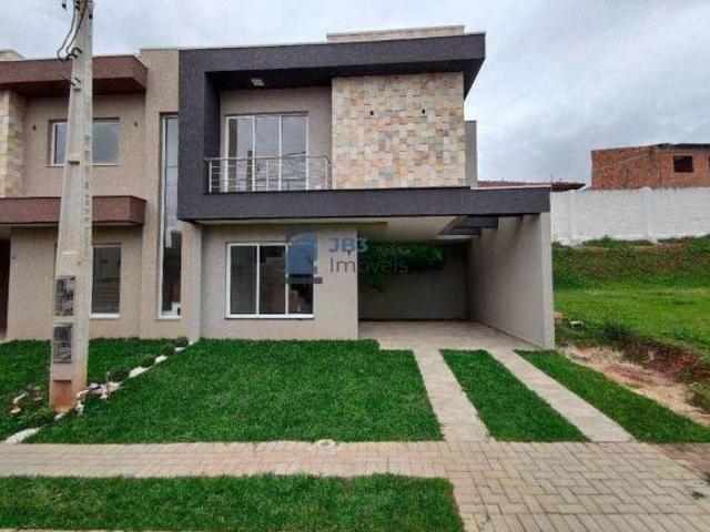 Casa de condomínio à venda, no villagio d napoli em Curitiba, Campo de Santana, com 3 quartos, 125m²