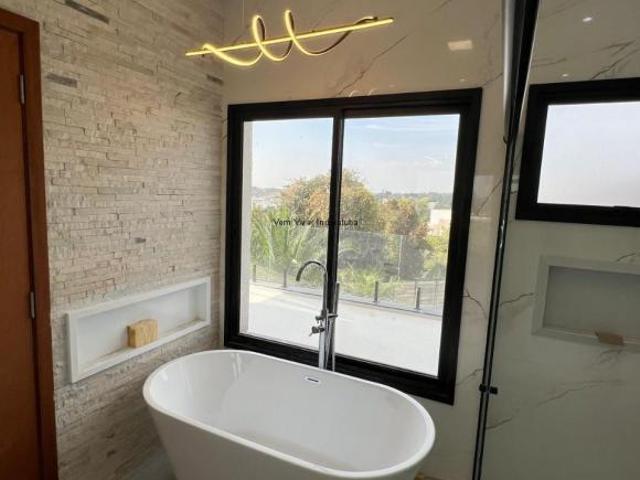 Sobrado em condomínio à venda em Indaiatuba SP, Jardins Di Roma: Piscina estilo praia 4 quartos, 4 s