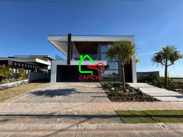 Casa de Condomínio para venda e aluguel em Monte Alegre de 452.00m² com 4 Quartos, 4 Suites e 4 Gara
