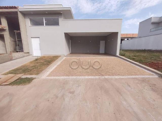 Casa de Condomínio para venda em Taquaral em Piracicaba São Paulo de 140.00m² com 3 Quartos, 1 Suíte e 2 Garagens
