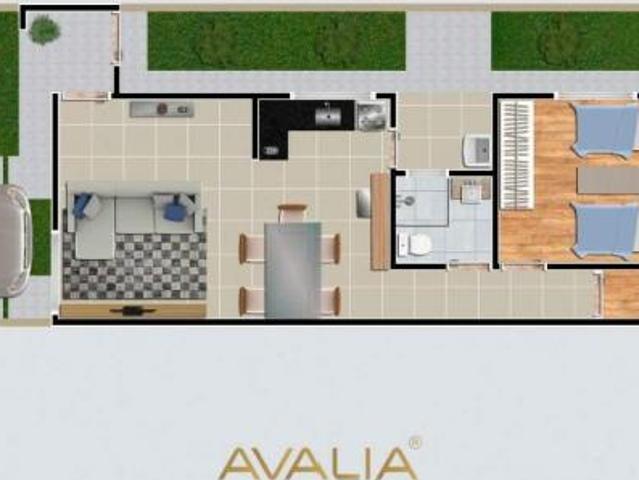 Casa de Condomínio para venda em Vila Nova de 70.00m² com 2 Quartos, 1 Suite e 1 Garagem