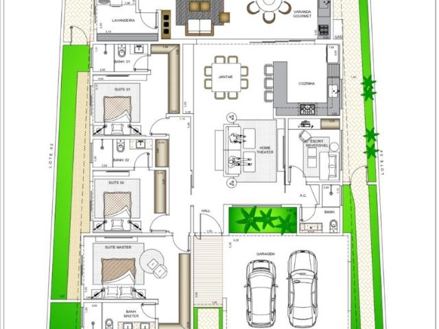 Casa de Condomínio para venda em Alphaville Nova Esplanada 3 em Votorantim São Paulo de 261.25m² com 3 Quartos, 3 Suítes e 4 Garagens
