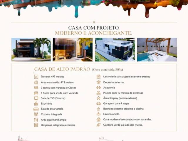Casa de Condomínio para venda em Alphaville Itu em Itu São Paulo de 413.00m² com 3 Quartos, 3 Suítes e 4 Garagens