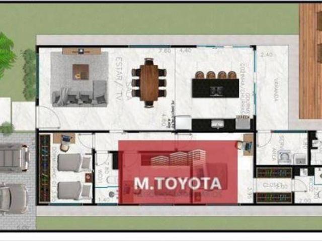 Casa de Condomínio para venda em Buona Vita Gold de 169.00m² com 3 Quartos, 1 Suite e 2 Garagens