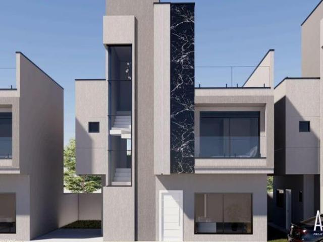 Casa de Condomínio para venda em Capão Raso de 127.73m² com 3 Quartos, 1 Suite e 2 Garagens