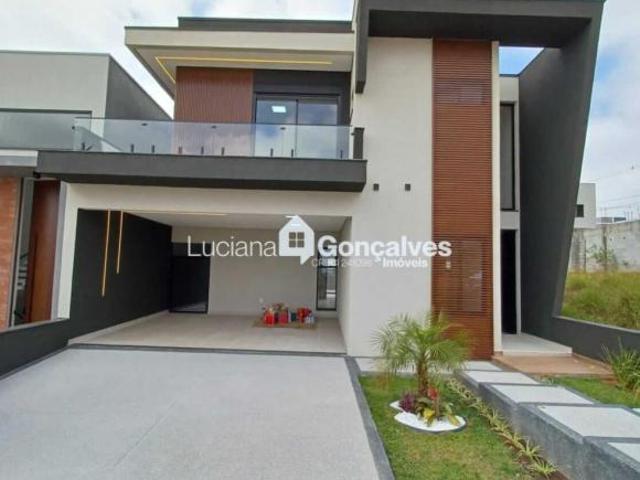Casa de Condomínio para venda em Cézar De Souza de 214.00m² com 3 Quartos, 3 Suites e 4 Garagens