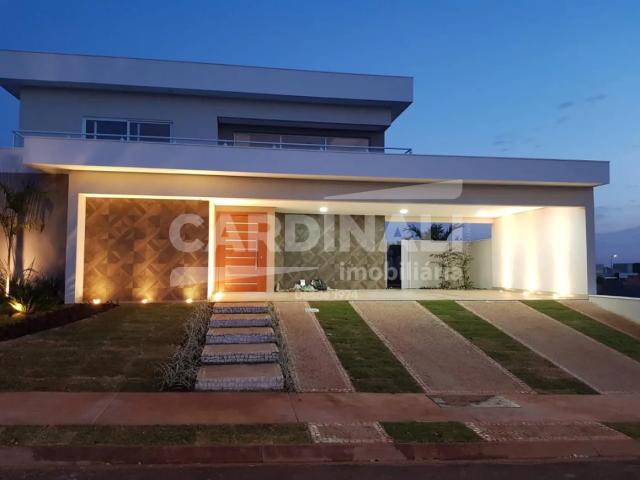 Casa de Condomínio para venda em Condomínio Portal Das Tipuanas em Araraquara São Paulo de 339.00m² com 4 Quartos, 3 Suítes e 6 Garagens