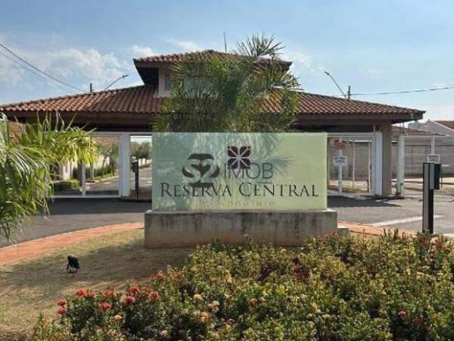 Casa de Condomínio para venda em Condomínio Reserva Central de 106.36m² com 3 Quartos, 1 Suite e 2 G