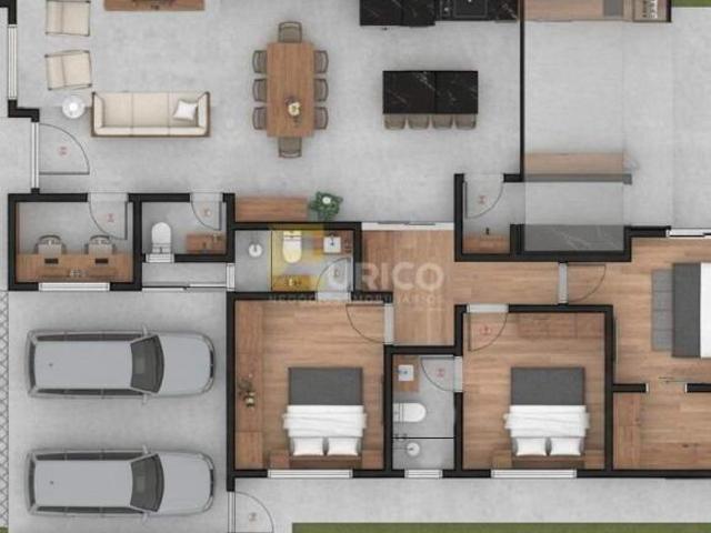 Casa de Condomínio para venda em Condomínio Residencial Bosque da Mata de 182.00m² com 3 Quartos, 3