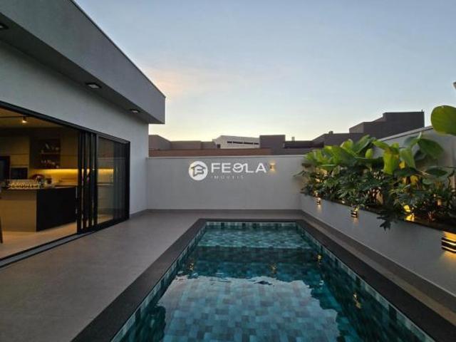 Casa de Condomínio para venda em Jardim Gleba B de 235.00m² com 3 Quartos, 3 Suites e 4 Garagens