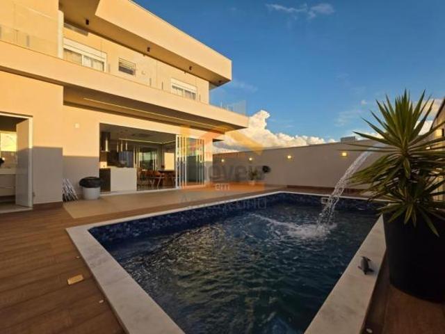Casa de Condomínio para venda em Jardim Recanto Das Águas de 250.00m² com 3 Quartos, 3 Suites e 4 Ga