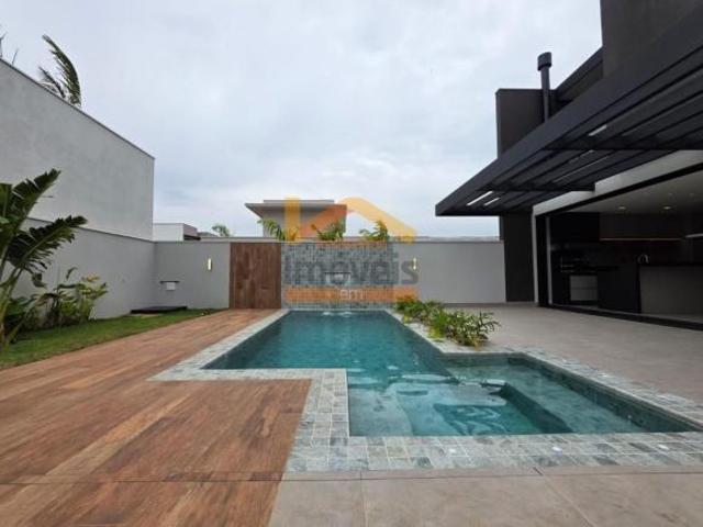 Casa de Condomínio para venda em Jardim Recanto Das Águas de 295.00m² com 3 Quartos, 3 Suites e 4 Ga