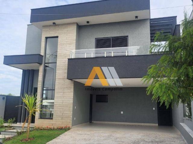Casa de Condomínio para venda em Jardim Residencial Chácara Ondina em Sorocaba São Paulo de 248.00m² com 3 Quartos, 3 Suítes e 4 Garagens