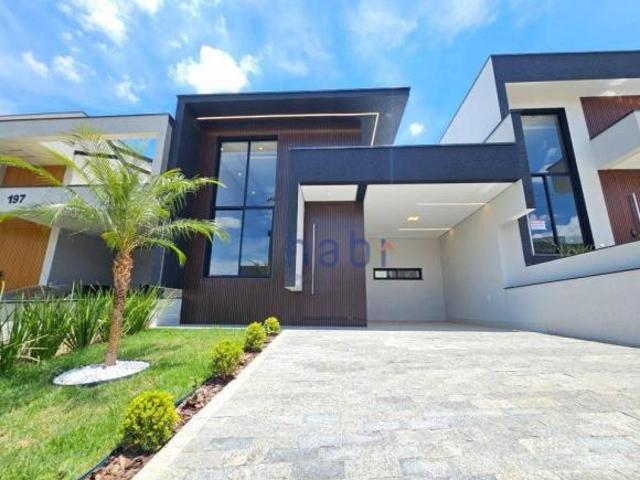 Casa de Condomínio para venda em Jardim Residencial Villagio Ipanema I de 110.00m² com 3 Quartos, 1