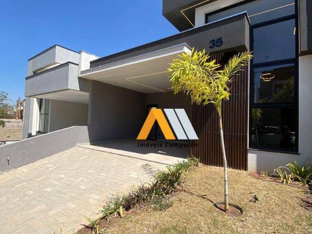 Casa de Condomínio para venda em Jardim Villagio Milano em Sorocaba São Paulo de 125.00m² com 3 Quartos, 1 Suíte e 2 Garagens