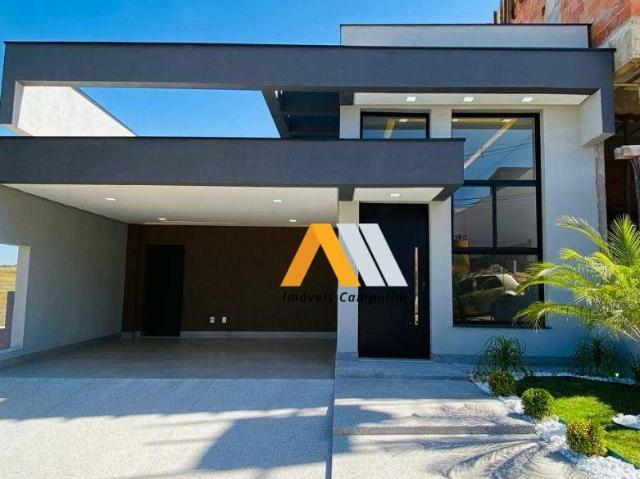 Casa de Condomínio para venda em Jardim Villagio Milano em Sorocaba São Paulo de 140.00m² com 3 Quartos e 2 Suítes