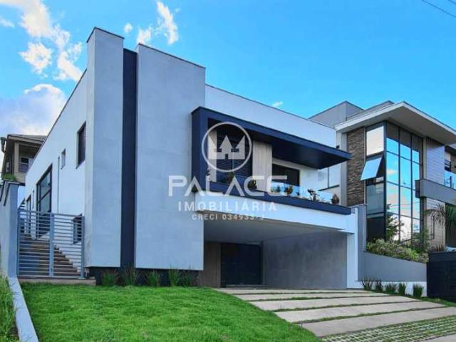 Casa de Condomínio para venda em Loteamento Residencial E Comercial Villa D'aquila em Piracicaba São Paulo de 226.00m² com 1 Quarto, 3 Suítes e 4 Garagens