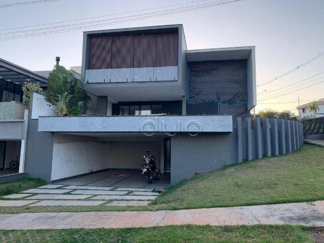 Casa de Condomínio para venda em Loteamento Residencial E Comercial Villa D'aquila em Piracicaba São Paulo de 285.00m² com 3 Quartos, 3 Suítes e 2 Garagens