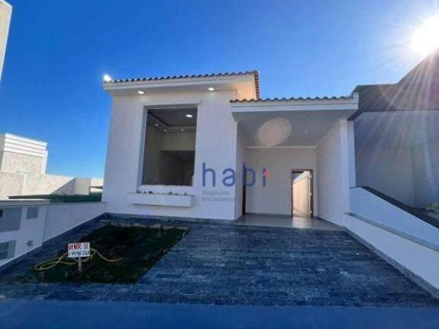 Casa de Condomínio para venda em Residencial Villagio Wanel de 121.00m² com 3 Quartos, 1 Suite e 3 G