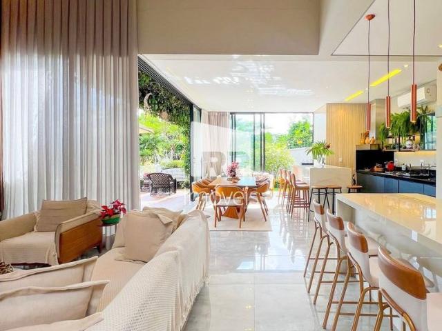 Casa de Condomínio para venda em Residencial E Empresarial Alphaville em Ribeirão Preto São Paulo de 245.00m² com 3 Quartos, 3 Suítes e 4 Garagens