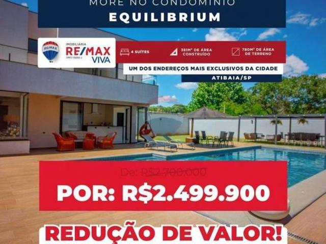 Casa de Condomínio para venda em Residencial Green Village de 381.00m² com 4 Quartos, 4 Suites e 4 G