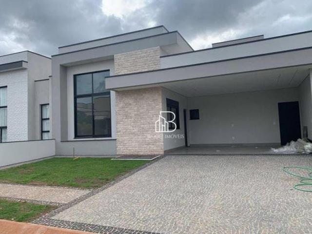 Casa de Condomínio para venda em Residencial Royal Garden de 192.00m² com 3 Quartos, 3 Suites e 2 Ga