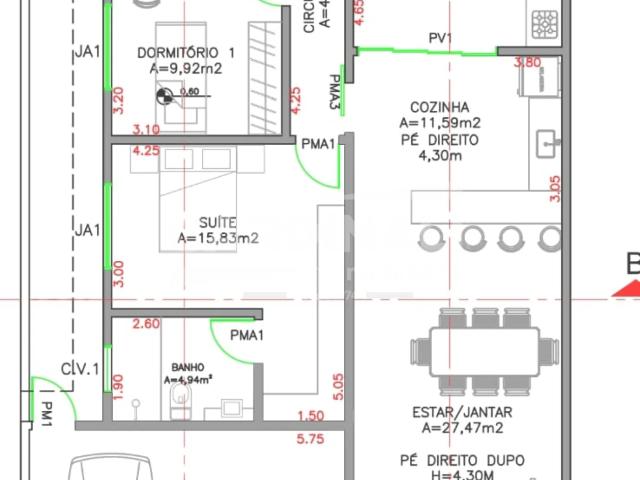 Casa de Condomínio para venda em Residencial Samambaia em São Carlos São Paulo de 180.00m² com 3 Quartos, 1 Suíte e 2 Garagens