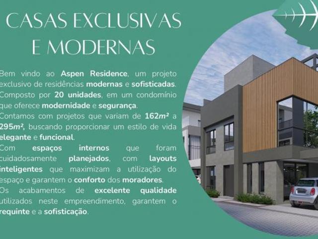 Casa de Condomínio para venda em Santa Felicidade de 178.03m² com 3 Quartos, 1 Suite e 2 Garagens