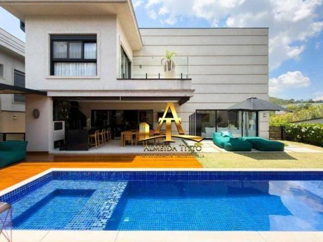 Casa de esquina com 5 dormitórios à venda, 400 m² por R$ 7.200.000 Tamboré 11 Alphaville/SP