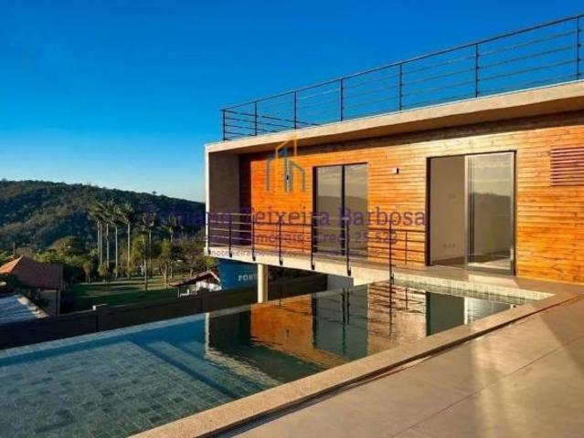 Casa de Luxo 4/4, vista panorâmica para a represa, piscina, área gourmet em Condominio fechado em Ju