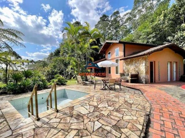 Casa de luxo em condomínio à venda em Embu das Artes SP, 4 quartos, 1 suíte, 3 salas, 6 banheiros, 7