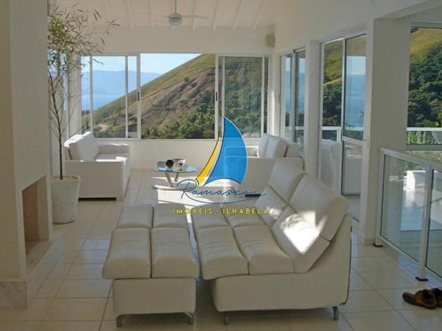 Casa de luxo em condomínio à venda em Ilhabela SP, bairro Siriuba! 5 suítes, 4 salas, 444,00 m² área