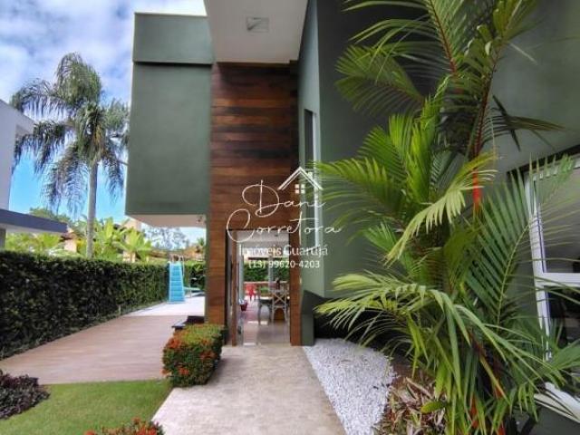 Casa de luxo em condomínio na Enseada, Guarujá SP: 5 quartos, 5 suítes, 2 salas, 4 vagas e 390m² de