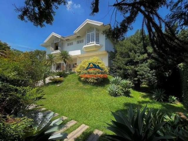 Casa de luxo em condomínio na Granja Viana, Cotia SP: 4 quartos, 4 suítes, 3 salas, 5 banheiros, 4 v