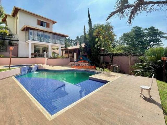 Casa de luxo em condomínio na Granja Viana, Carapicuíba SP: 3 quartos, 3 suítes, 3 salas, 5 banheiro