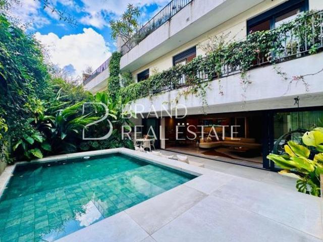 Casa de luxo em condomínio no Brooklin | 530m², rooftop com jacuzzi, piscina e 4 vagas