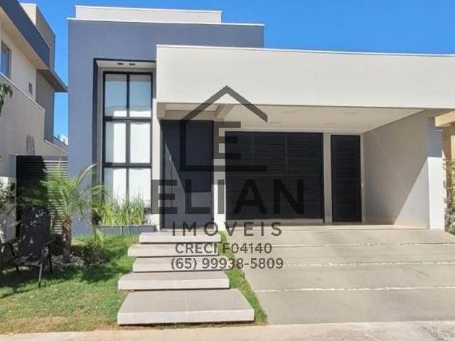 Casa de luxo no Condomínio Belvedere 2: Sendo 3 suítes, sala integrada com a cozinha, 4 banheiros