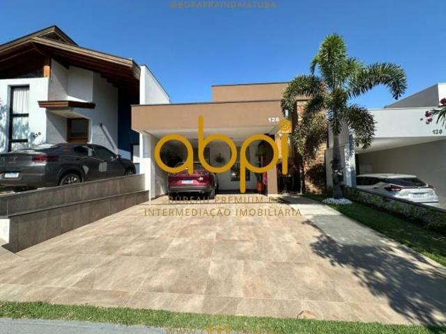 CASA DE LUXO NO CONDOMÍNIO BRESCIA EM INDAIATUBA SP: 3 QUARTOS, 1 SUITE, 2 SALAS E 130M² ÁREA