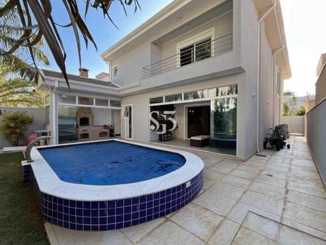 Casa de Luxo no Swiss Park: 5 quartos, 5 suítes, 3 salas, 6 banheiros, 4 vagas e 331m² em Campinas S