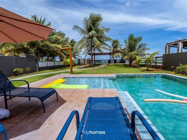Casa de Luxo Pé na Areia em Cond. Maragogi/AL