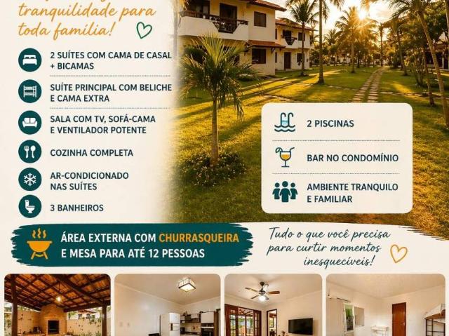 Casa de praia, condominio village japara Ílheus BA