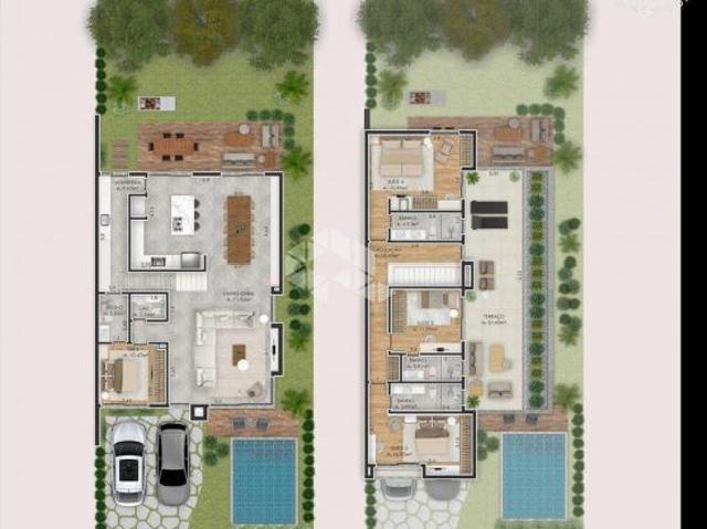 Casa de 04 suítes/quartos e 02 vaga de garagem no condomínio Amaná Atlântida em Xangri Lá/RS
