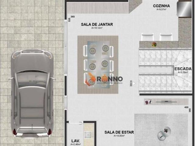 Casa de 144 m² em condomínio à venda no bairro Seminário