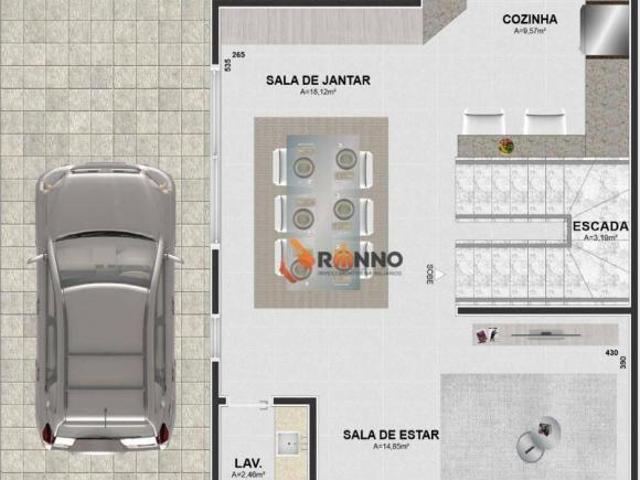 Casa de 144 m² em condomínio à venda no bairro Seminário