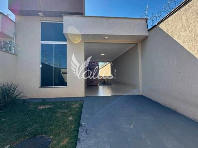 Casa de 139 m², com 3 quartos, energia solar e área gourmet com piscina no Jardim Nova Era Ap. de GO