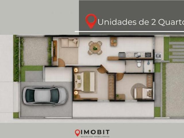 Casa de 2 quartos Bairro Canaã