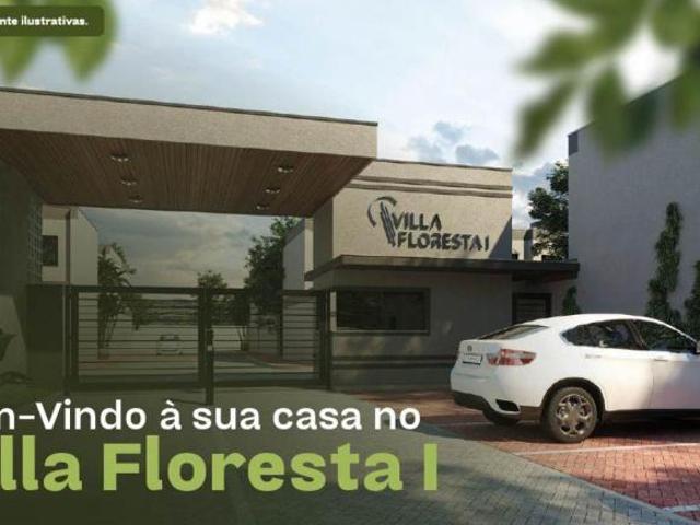 Casa de 3 dormitórios de 90m² no condomínio Villa Floresta