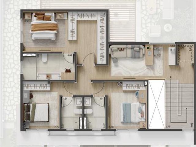Casa em condomínio à venda de 187m² Lazer completo Recreio Gramado, Campinas